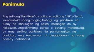 Aralin 1_Panitikang Panlipunan ang Panimula.pptx