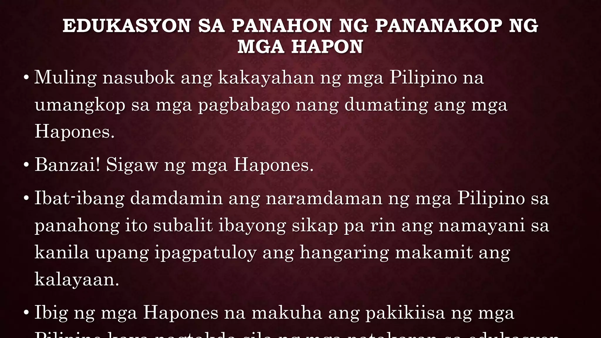 Ang Sistema ng Edukasyon sa Pilipinas | PPTX