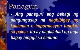 ARALIN 1 SIMUNO AT PANAGURI PRESENTATION.pptx