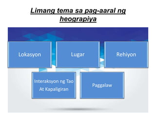 Aralin 1 Heograpiyang Daigdig | PPTX