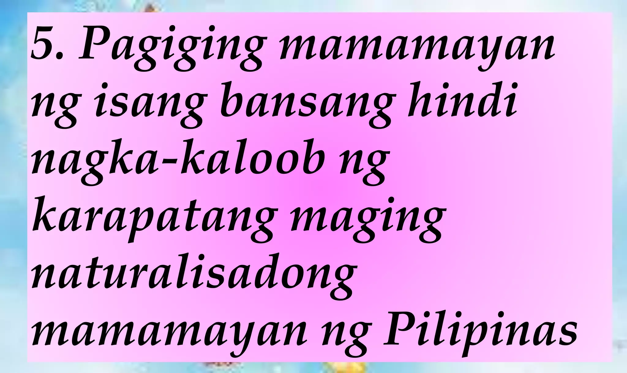 Aralin 1 yunit 4 ANG PAGKAMAMAMAYANG PILIPINO | PPTX
