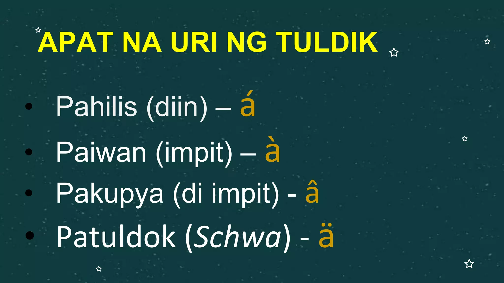 Aralin 2.2 Q-1 week-3 uri-ng-pagbigkas.pptx