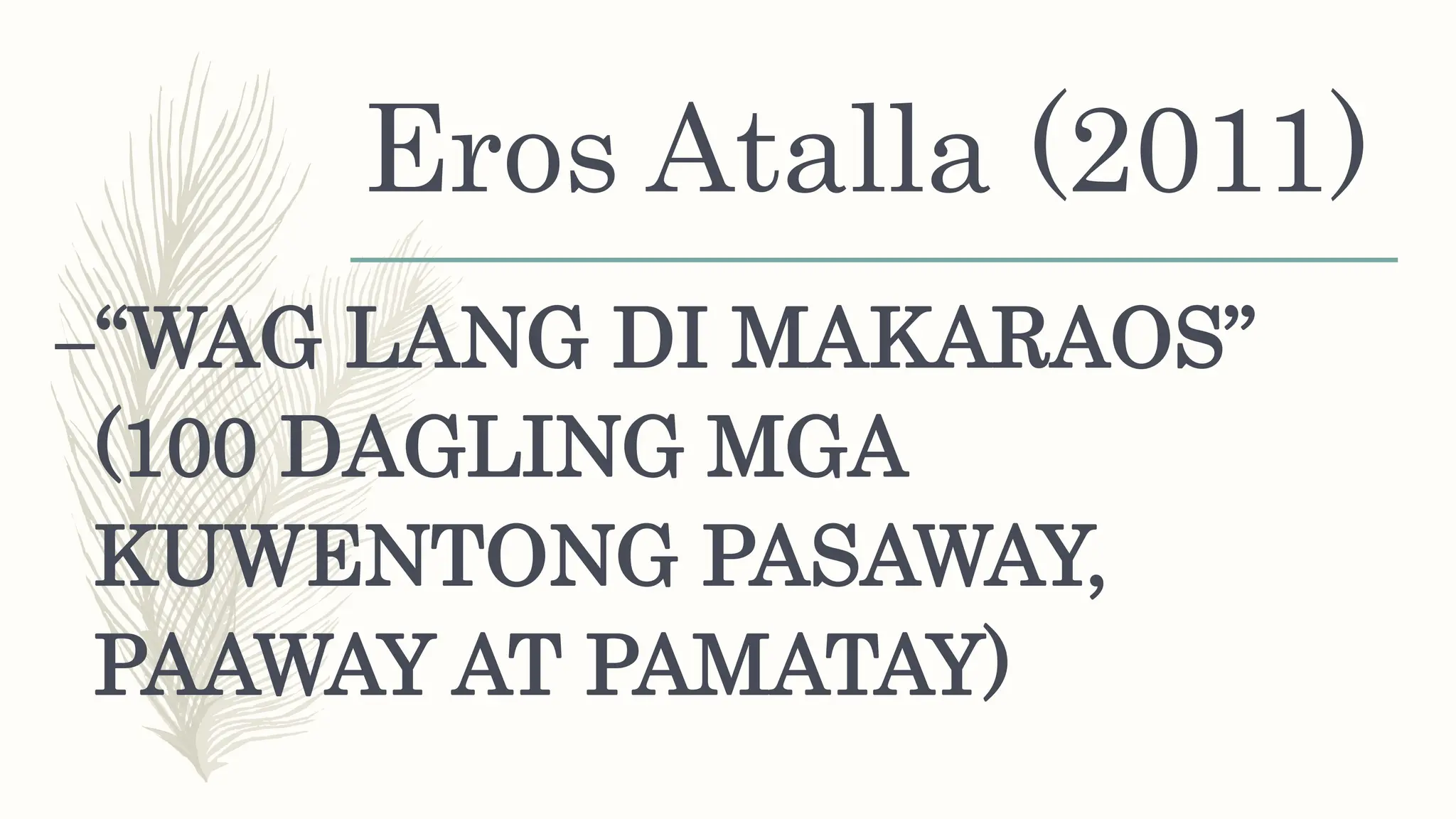 Filipino 10 Ako po'y Pitong Taong Gulang | PPTX