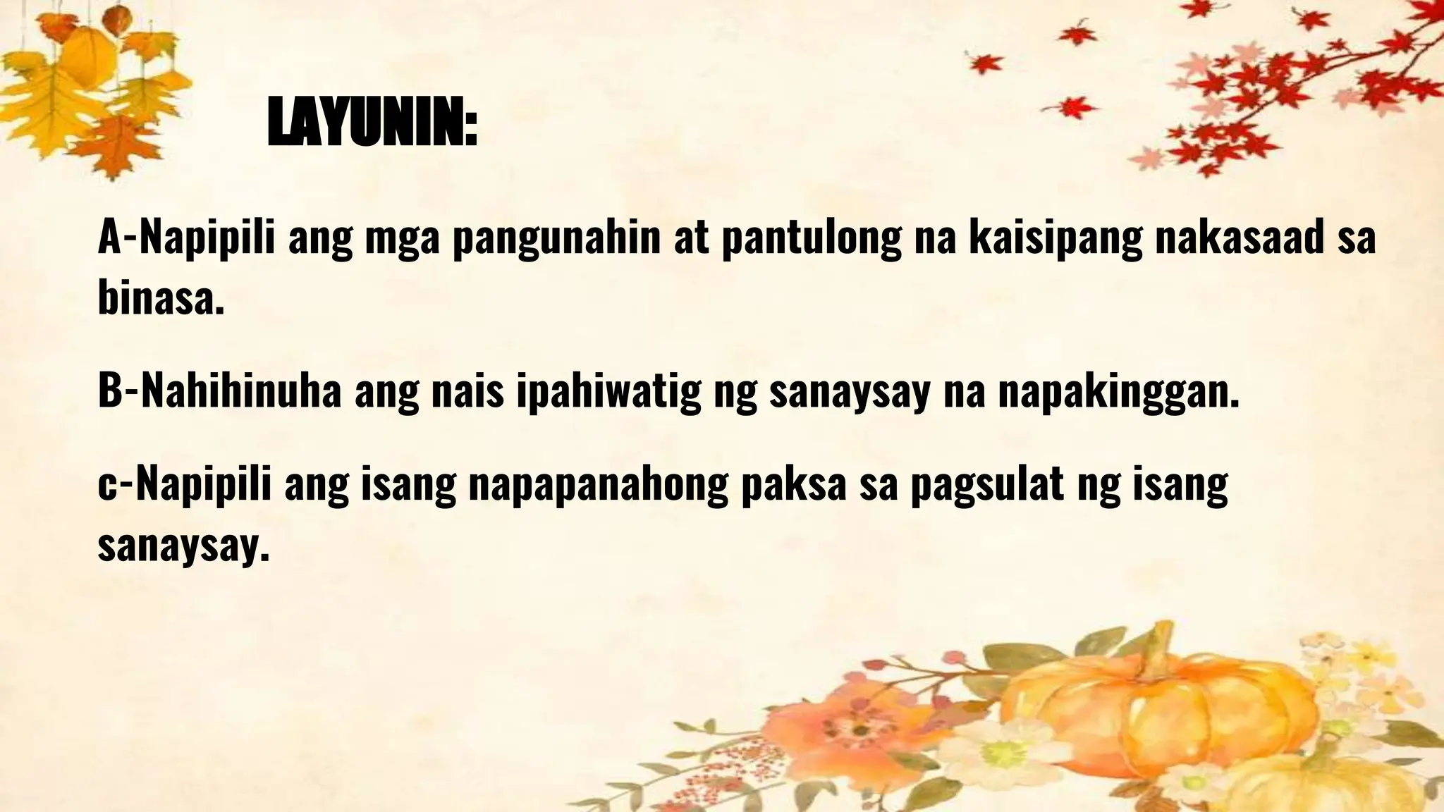 Aralin 2.1 - Pangunahin at Pantulong na Kaisipan.pptx