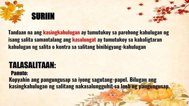 Aralin 2.1 - Pangunahin at Pantulong na Kaisipan.pptx