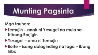 Aralin 2.5.pptx Munting Pagsinta Mongolia | PPTX