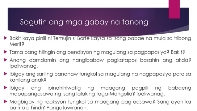 Aralin 2.5.pptx Munting Pagsinta Mongolia | PPT