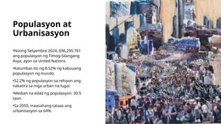 Aralin 2.PPTXAng Populasyon at Urbanisasyon | PPTX