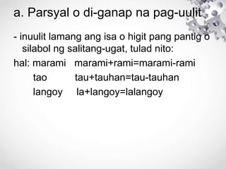 Aralin 2-3 - Morpolohiya ayon sa kahulugan - Corpuz, jhon Paul Ric.ppt