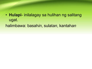 Aralin 2-3 - Uri ng Morpema - Corpuz, Jhon Paul Ric.ppt