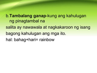 Aralin 2-3 - Uri ng Morpema - Corpuz, Jhon Paul Ric.ppt