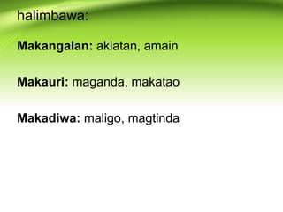 Aralin 2-3 - Uri ng Morpema - Corpuz, Jhon Paul Ric.ppt