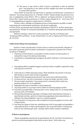Araling Panlipunan 6 Hand out- Mga Pangyayari sa Pag-Usbong ng ...