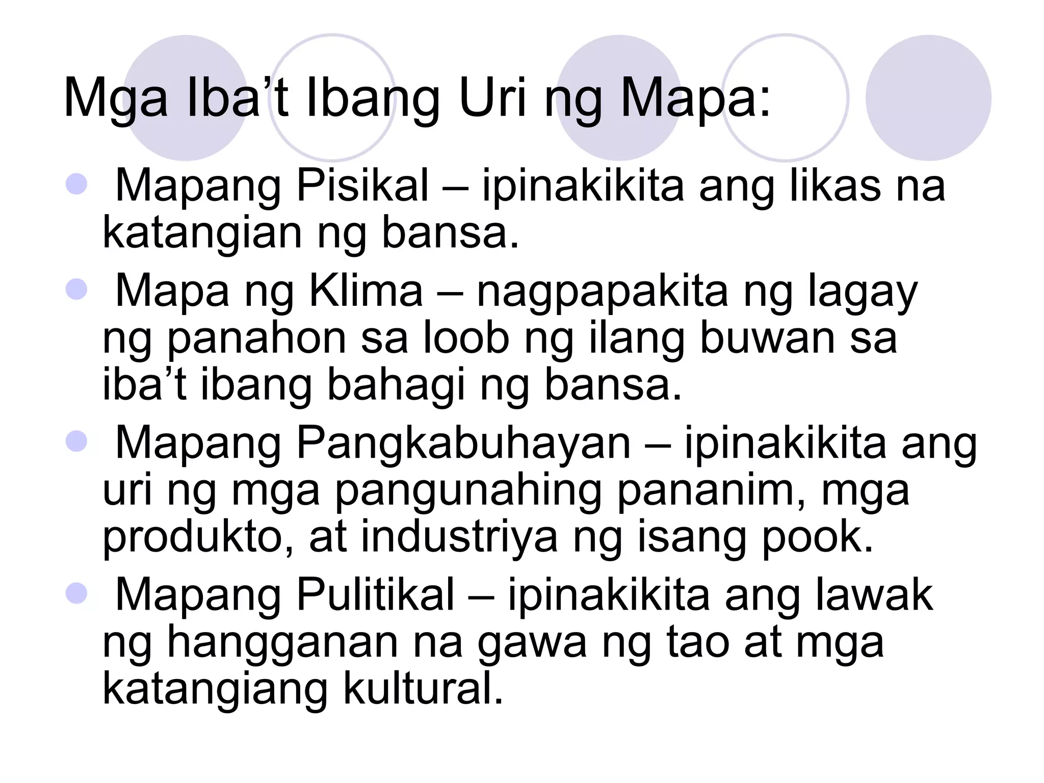 Aralin 2 Ang Globo at ang Mapa | PPT