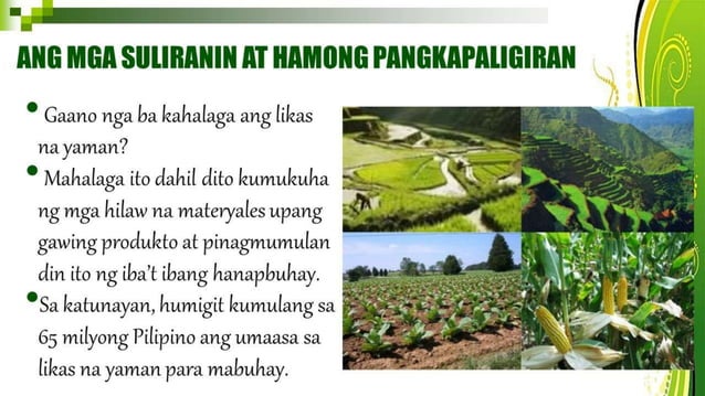 Aralin 2 ang konteksto ng suliraning pangkapaligiran (kontemporaryong isyu) | PPTX