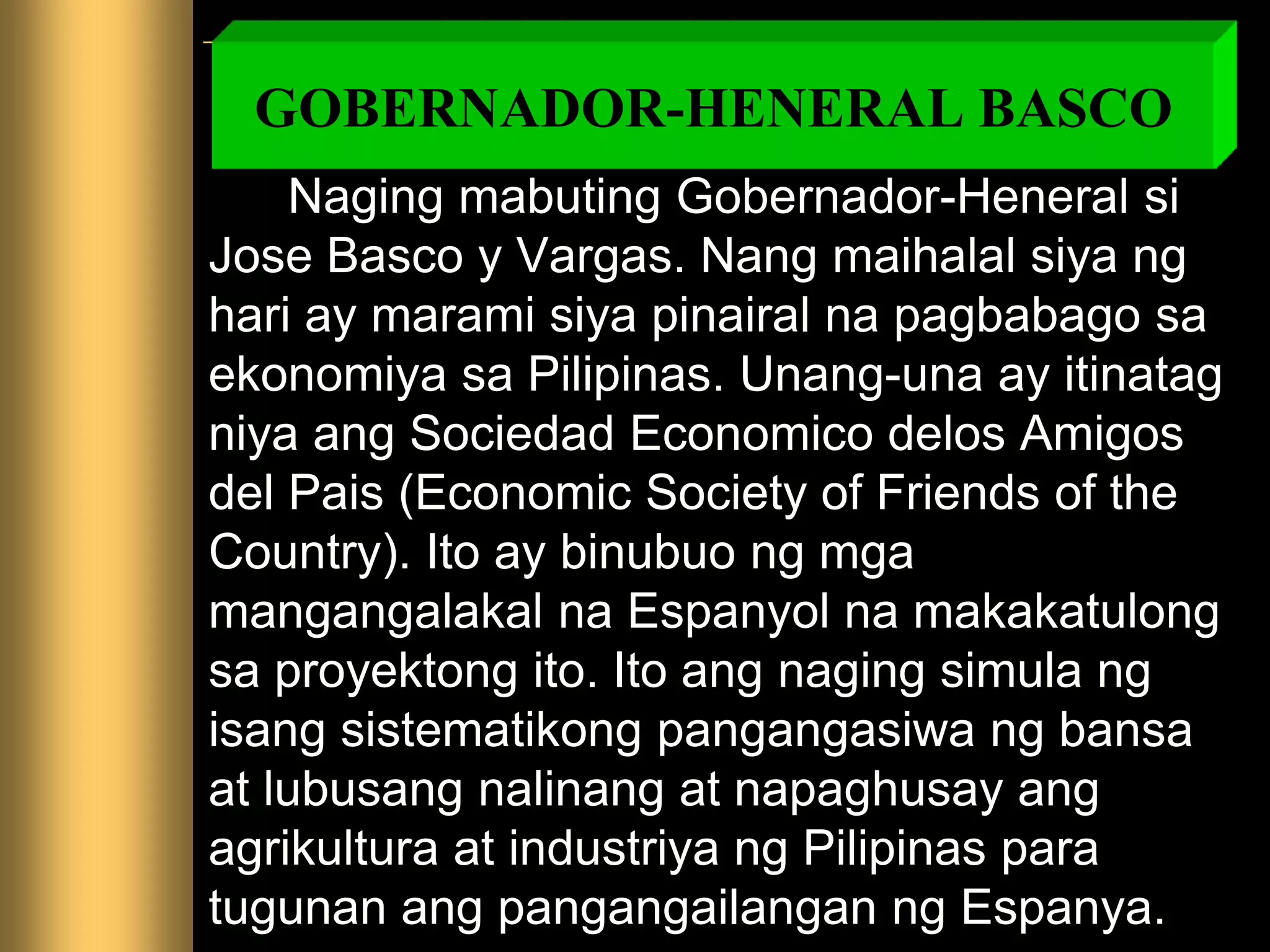 Aralin 2 ang pangkabuhayan sa pamamahala ng mga espanyol | PPTX