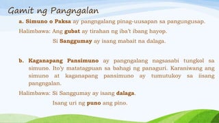 Aralin 2 fil 4 - gamit ng pangngalan | PPTX