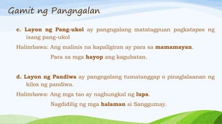 Aralin 2 fil 4 - gamit ng pangngalan | PPTX