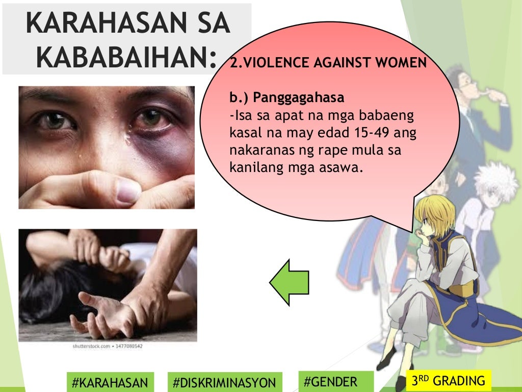 DISKRIMINASYON SA MGA LALAKI, BABAE AT LGBT