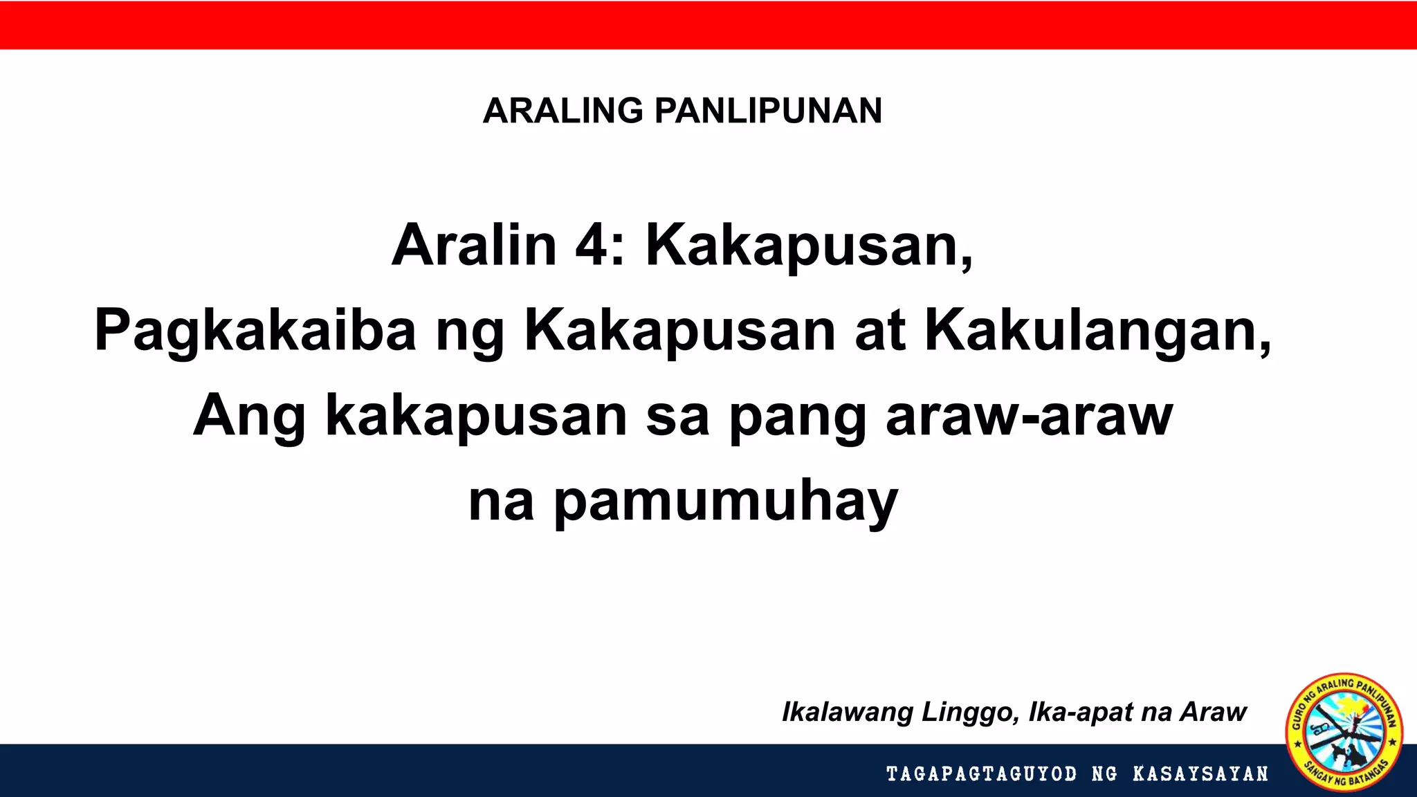 Aralin 2-Konsepto ng Kakapusan at Kakulangan.pptx