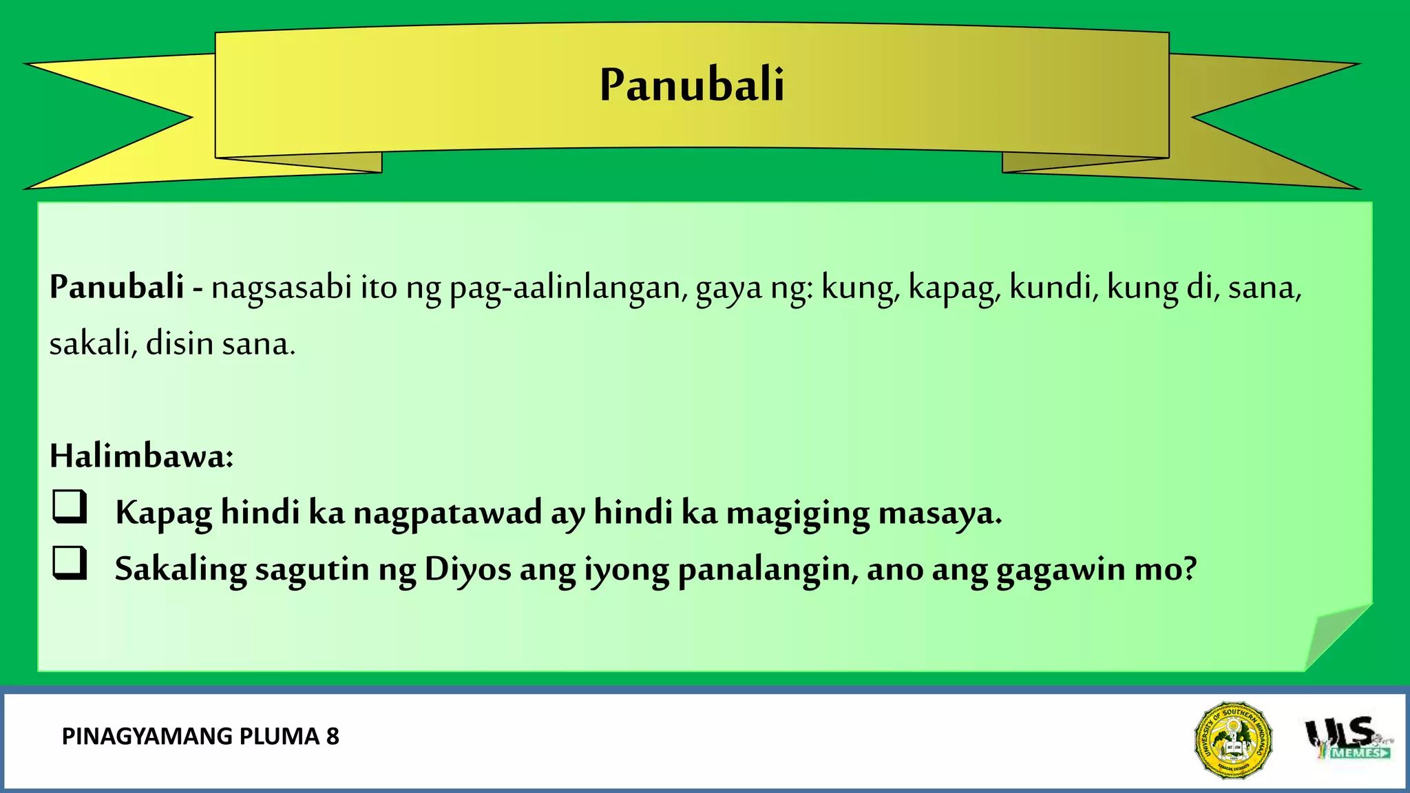 Aralin 2 pag- ibig sa tinubuang lupa | PPTX