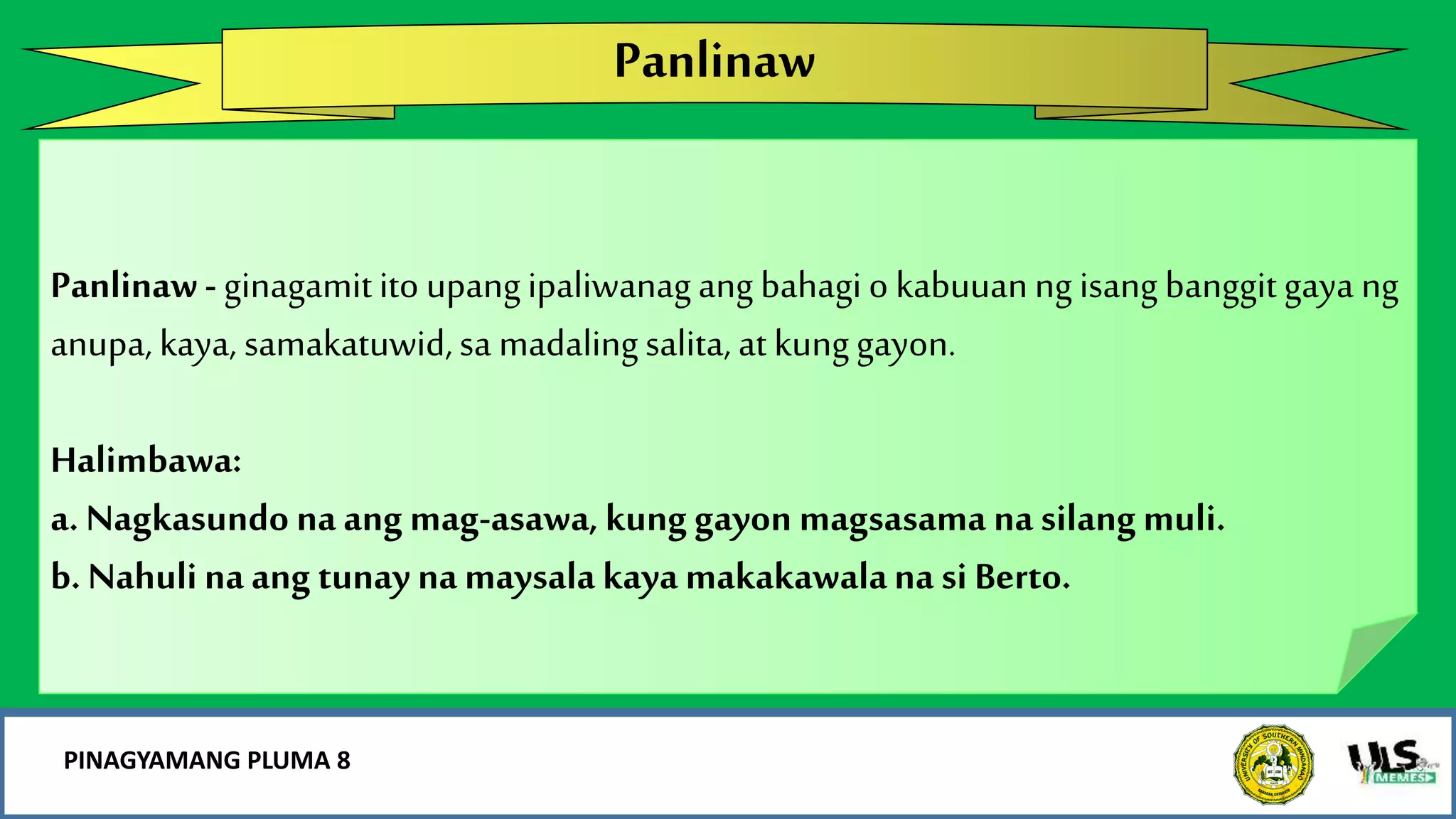 Aralin 2 pag- ibig sa tinubuang lupa | PPTX