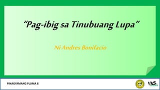 Aralin 2 pag- ibig sa tinubuang lupa | PPTX