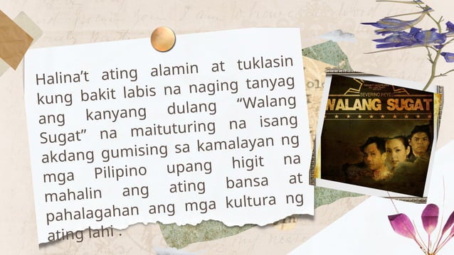 ARALIN 2-PANITIKAN- WALANG SUGAT.pptx GRADE 8 | PPTX