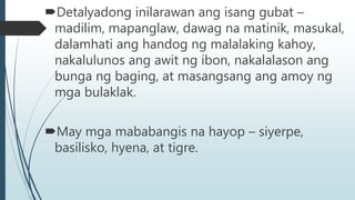 Aralin 2 taghoy ng nangungulila | PPTX