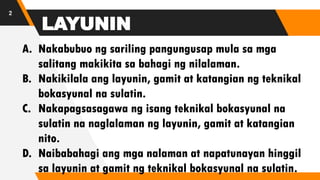 Aralin 2 - Teknikal-Bokasyunal[Layunin at Gamit].pptx