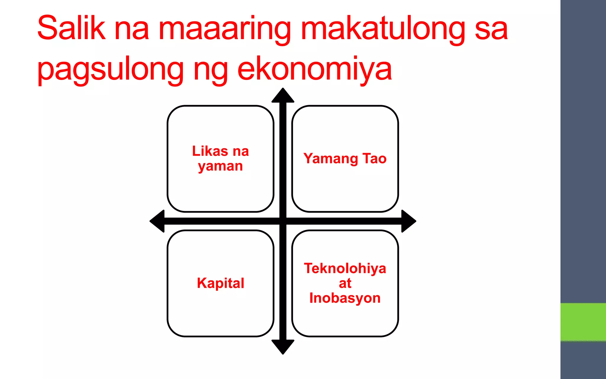 Aralin 20 konsepto at palatandaan ng pambansang kaunlaran | PPTX