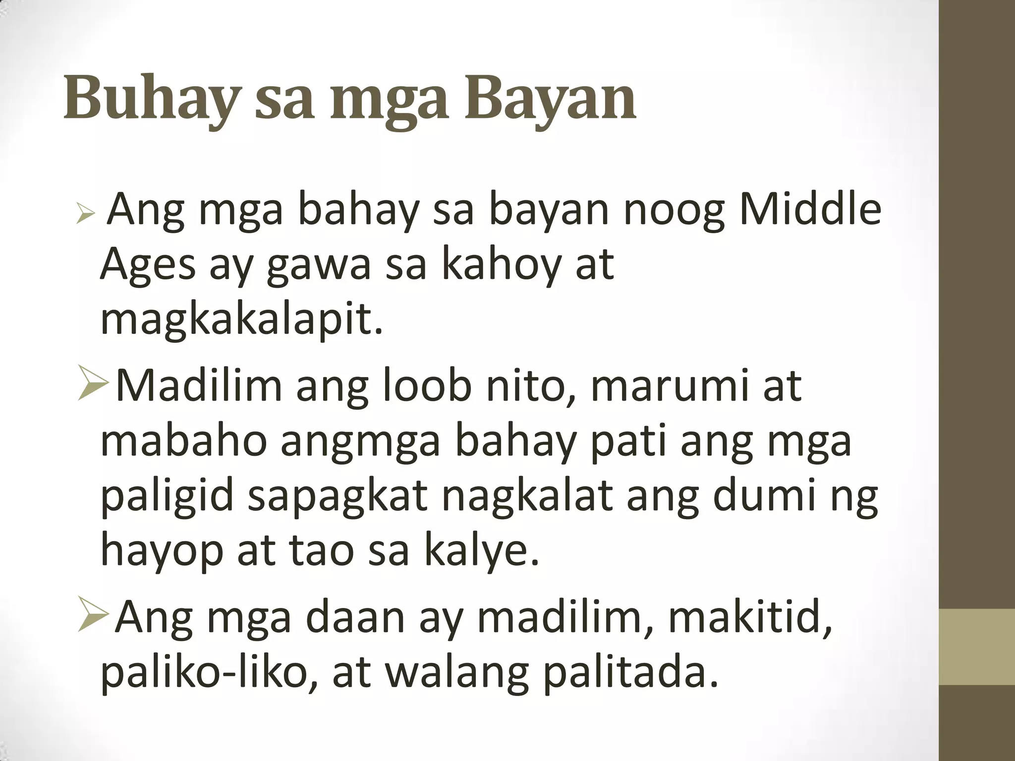 Aralin 20 paglakas ng kalakalan at ang pag usbong ng mga bayan at ...