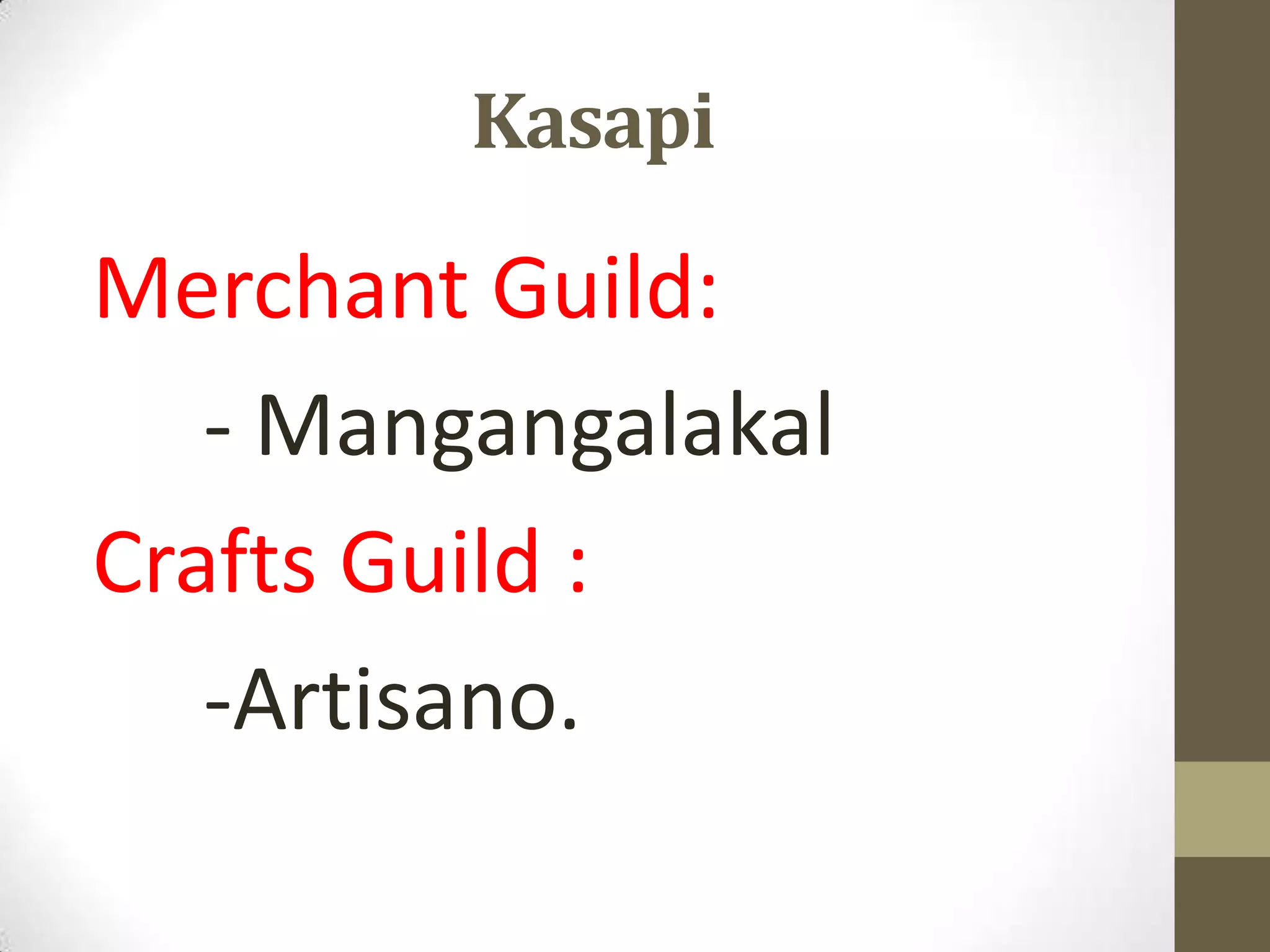 Aralin 20 paglakas ng kalakalan at ang pag usbong ng mga bayan at ...