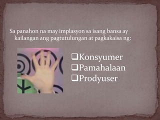 Aralin 21: Pang-unawa sa Implasyon | PPTX