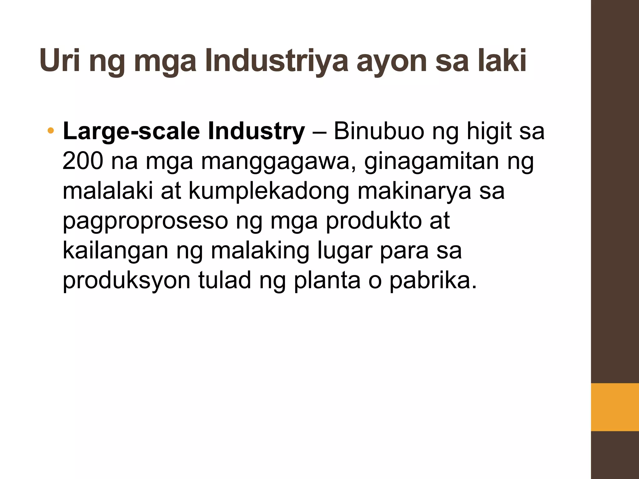Aralin 22 sektor ng industriya | PPTX