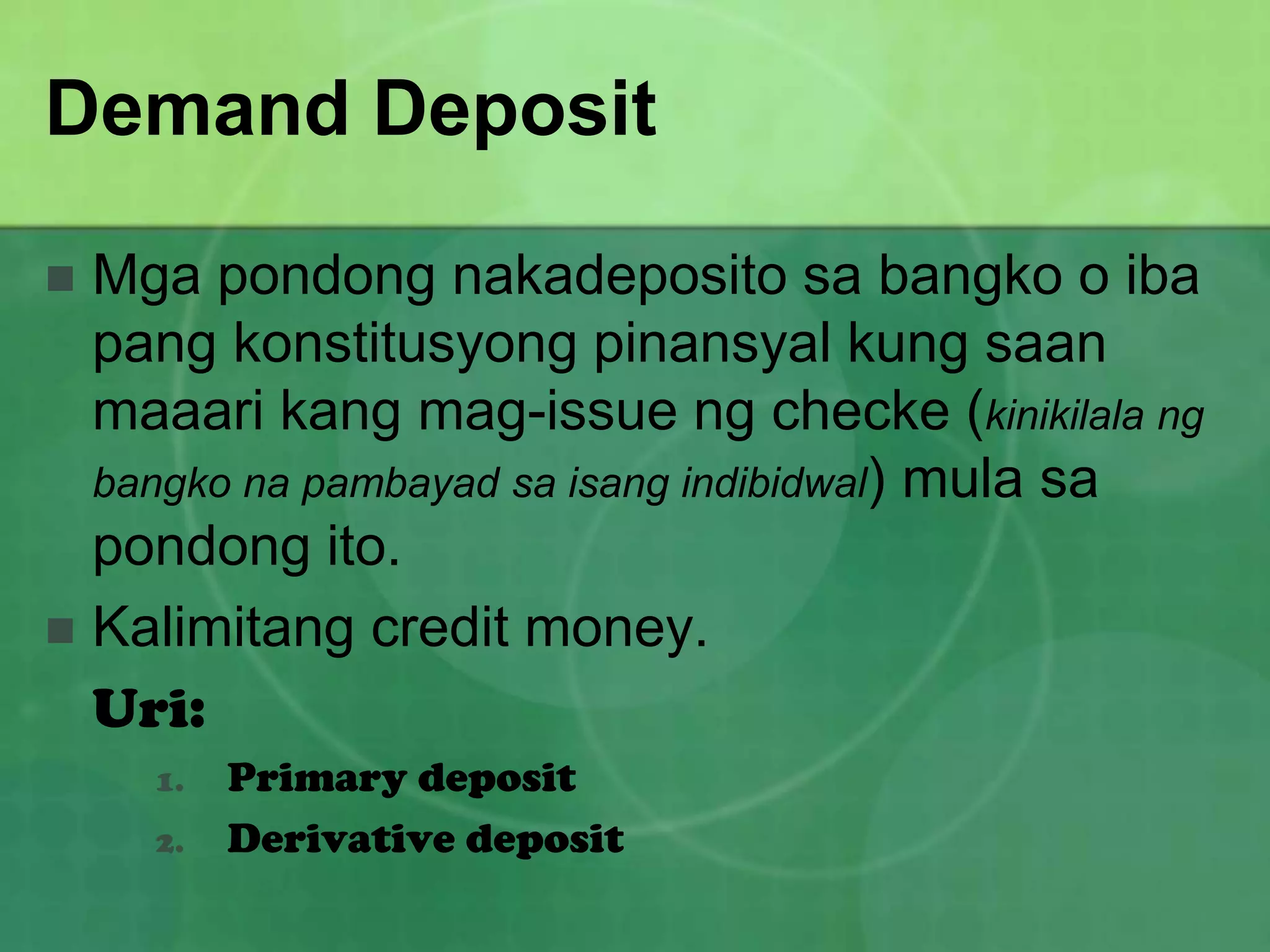 Aralin 23 - Ang Salapi at Ang Bangko Sentral ng Pilipinas | PPTX