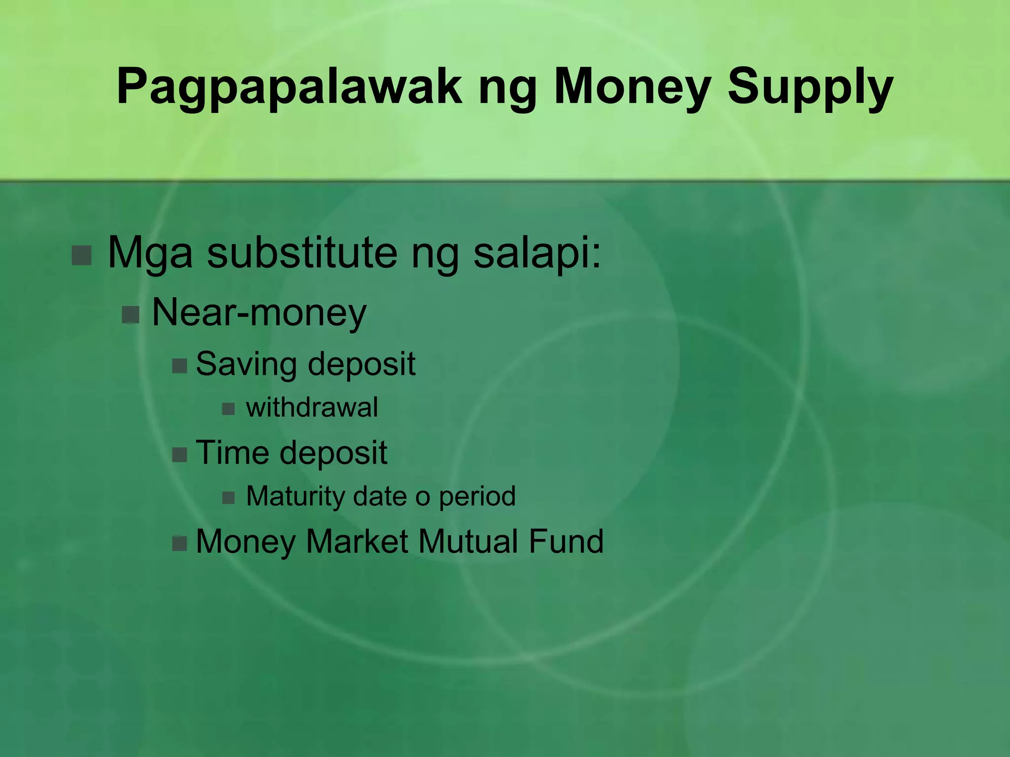Aralin 23 - Ang Salapi at Ang Bangko Sentral ng Pilipinas | PPTX