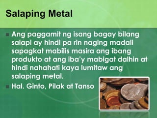 Aralin 23 - Ang Salapi at Ang Bangko Sentral ng Pilipinas | PPTX