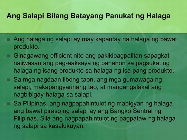 Aralin 23 - Ang Salapi at Ang Bangko Sentral ng Pilipinas | PPTX