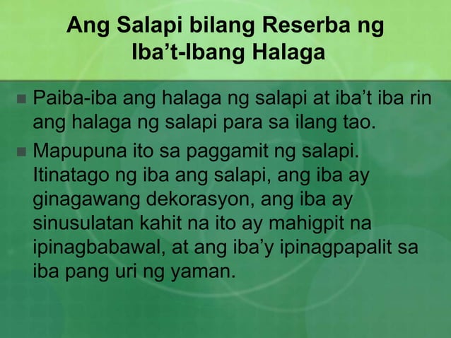 Aralin 23 - Ang Salapi at Ang Bangko Sentral ng Pilipinas | PPTX