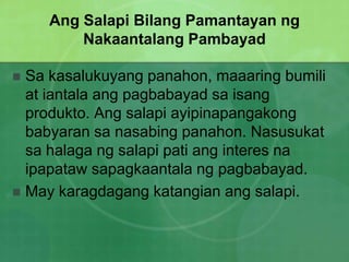 Aralin 23 - Ang Salapi at Ang Bangko Sentral ng Pilipinas | PPTX
