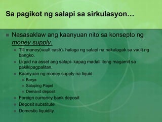 Aralin 23 - Ang Salapi at Ang Bangko Sentral ng Pilipinas | PPTX