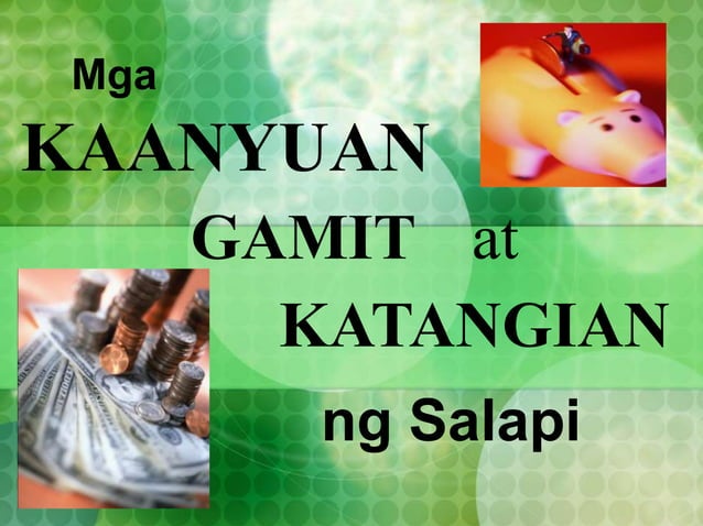 Aralin 23 - Ang Salapi at Ang Bangko Sentral ng Pilipinas | PPTX