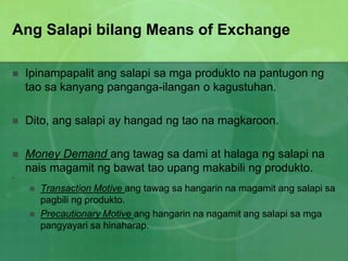 Aralin 23 - Ang Salapi at Ang Bangko Sentral ng Pilipinas | PPTX