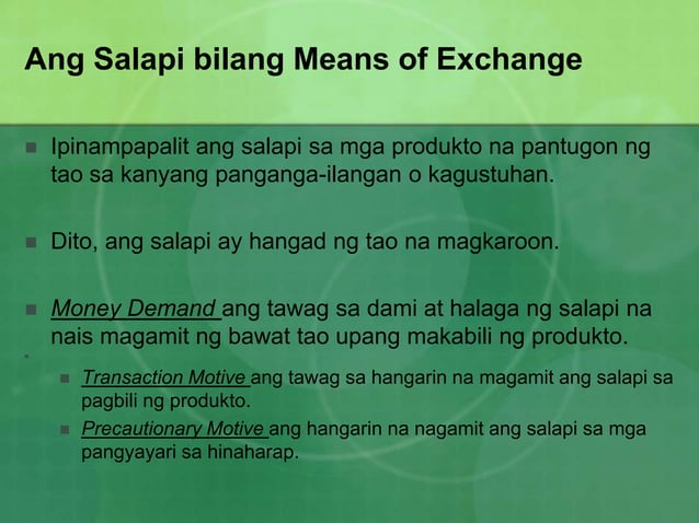 Aralin 23 - Ang Salapi at Ang Bangko Sentral ng Pilipinas | PPTX