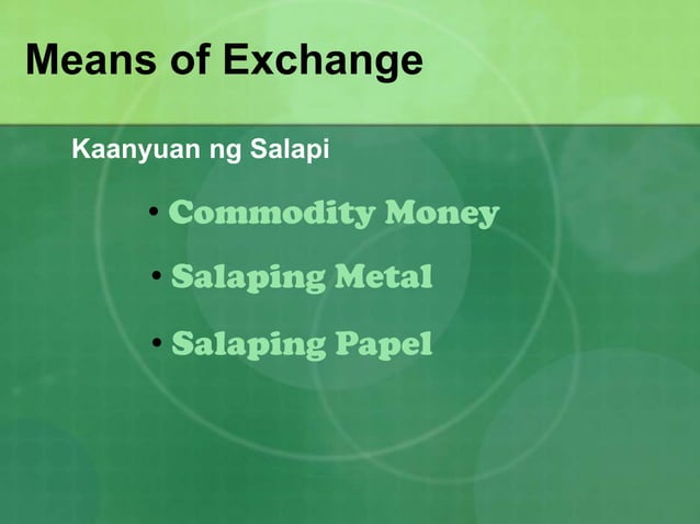 Aralin 23 - Ang Salapi at Ang Bangko Sentral ng Pilipinas | PPTX