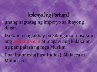 kolonisasyon sa asya | PPT