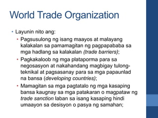 Aralin 25 kalakalang panlabas | PPTX