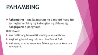 ARALIN 2 FILIPINO 6 TUNGKOL SA PANG-URI 6 | PPTX