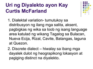 Aralin 2 gçô ang wika at lipunan | PPTX